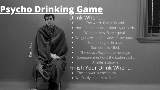 Horror Drinks And Drinking Games! – Part 2 | Karli Ray's Blog